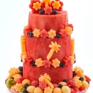 3 Tier Summer Watermelon Cake | The Fruit Box Me